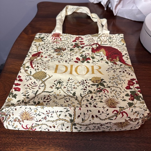 Dior | Bags | Dior 223 Tiger Cotton Tote Vip Gift Brand New In Package ...